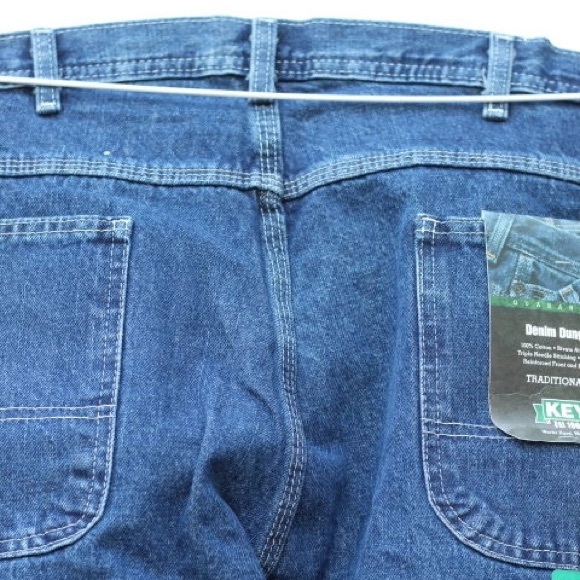 Key | Jeans | Key Blue Traditional Fit Denim Dungaree Jeans | Poshmark
